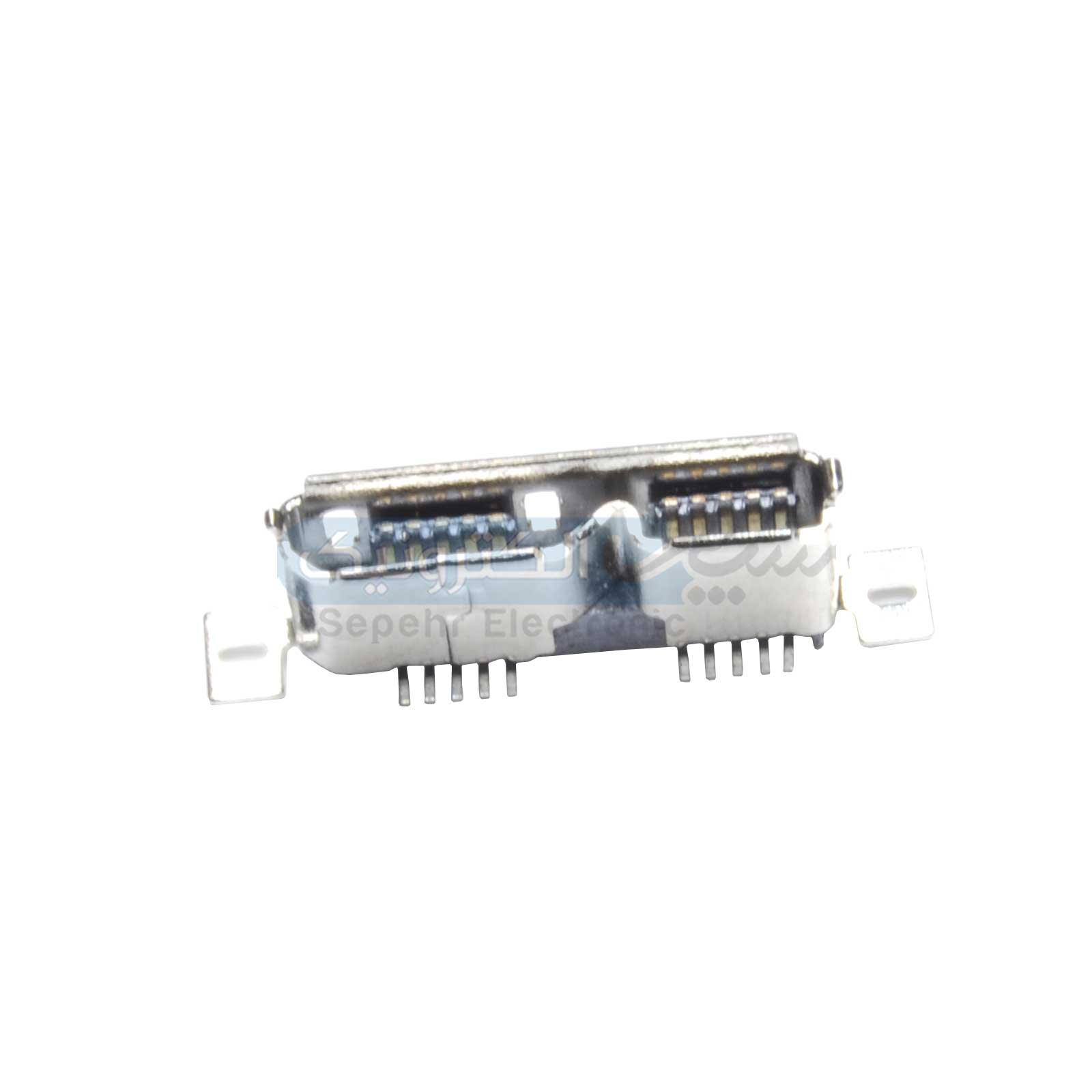خرید آنلاین کالای الکترونیک کانکتور میکرو Usb ایستاده 3 سوکت Usb سپهر